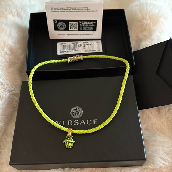 Versace | Jewelry | Versace Magnetic With Clasp Necklace New | Poshmark
